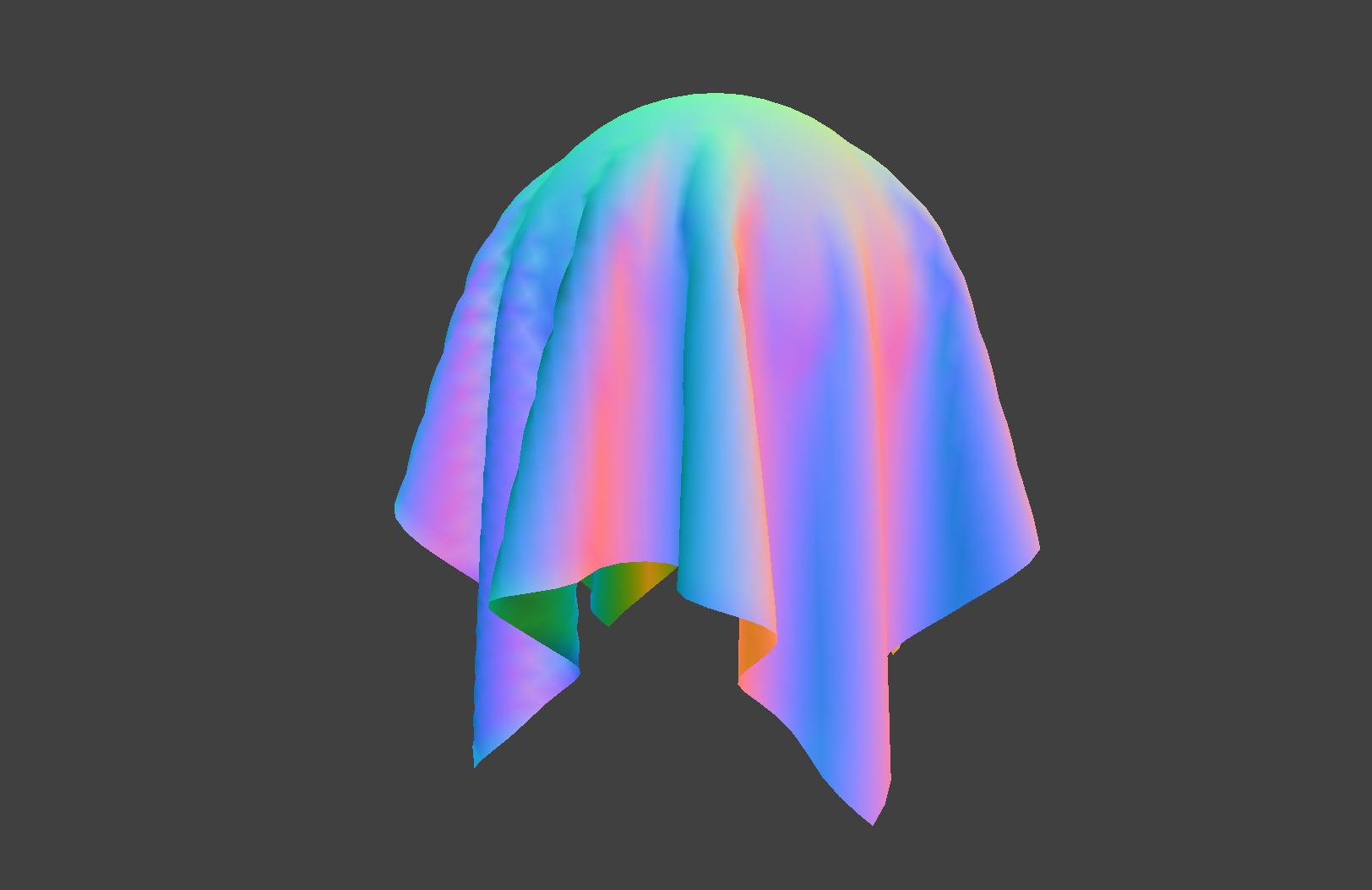 Cloth Simulation · Tabi's CG Projects